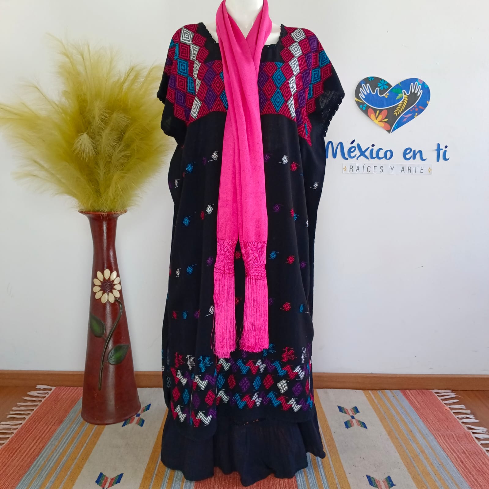 Huipil Carranza T-Unitalla - Tienda Online de Vestidos Artesanales de ...
