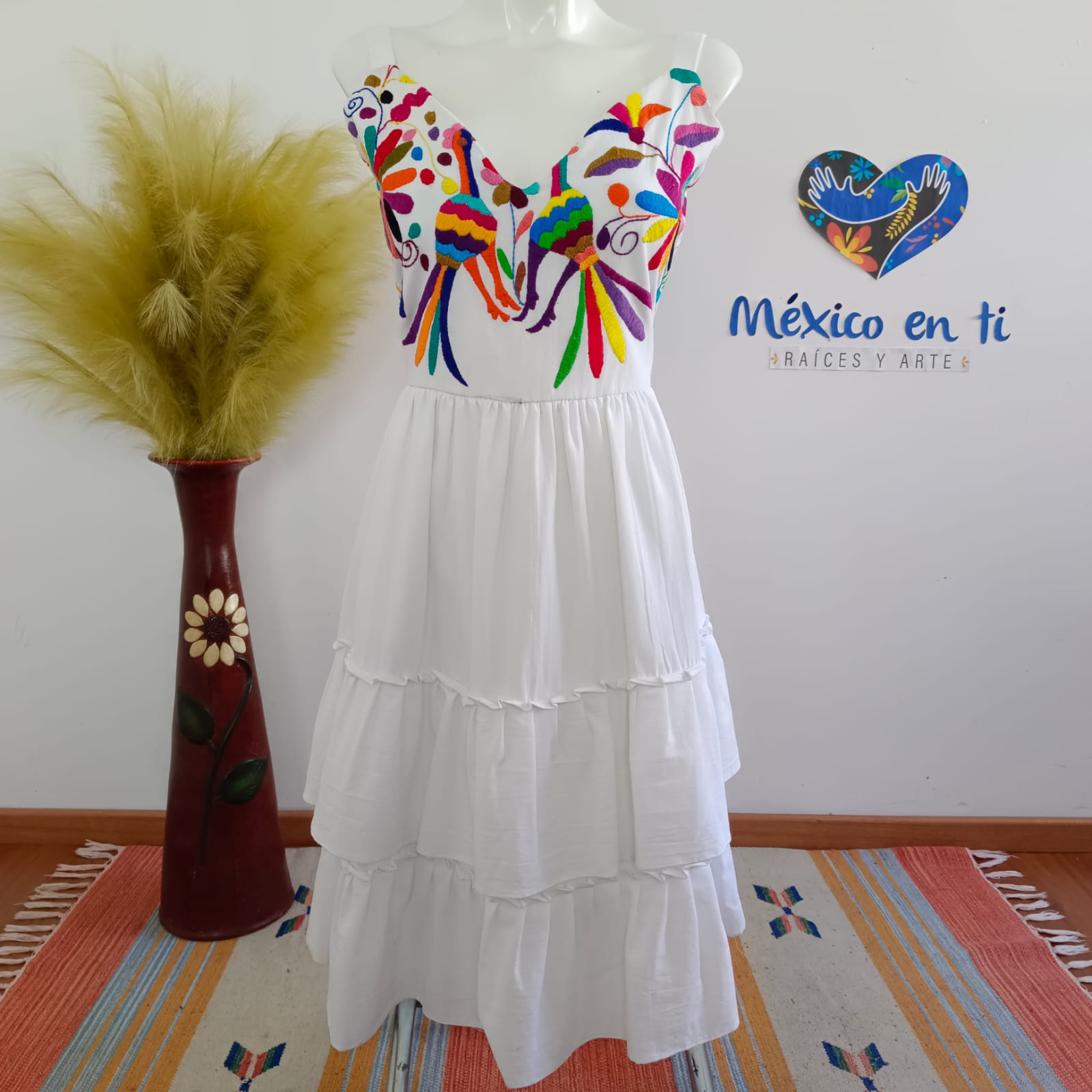 Vestido Tenango T-Ch (32) - Tienda Online de Vestidos Artesanales de Mexico